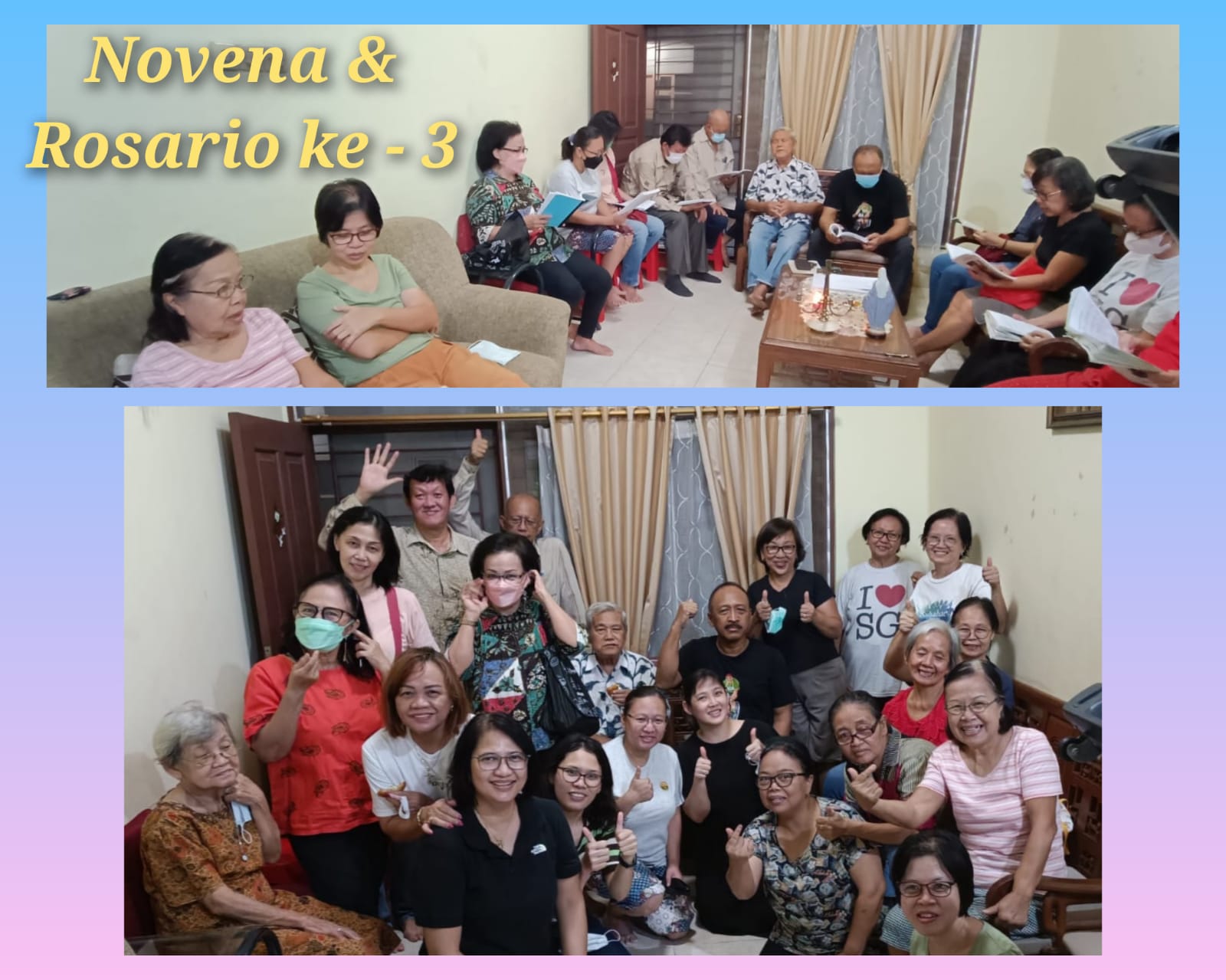 Bulan Rosario Lingkungan Bernadette 2 – Paroki Kelapa Gading