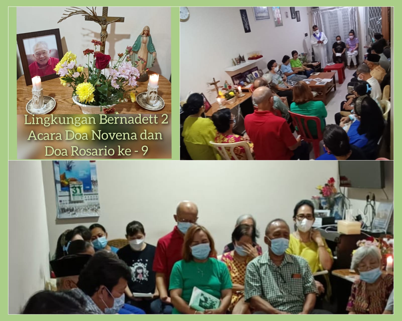 Bulan Rosario Lingkungan Bernadette 2 – Paroki Kelapa Gading